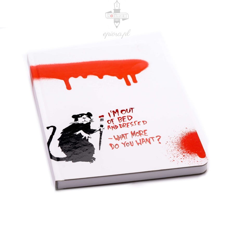 Notatnik Pininfarina Banksy's Graffiti: Out of Bed Rat BA31-3708F - Holimex